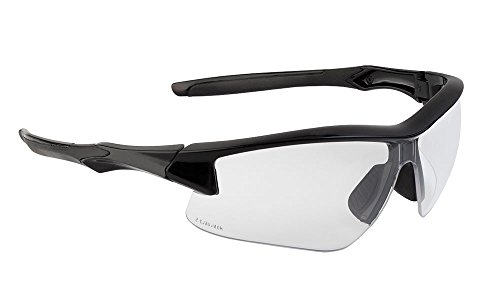Howard Leight by Honeywell Uvex Acadia Shooting Glasses with Uvextreme Plus Anti-Fog Lens Coating, Clear Lens (R-02214)