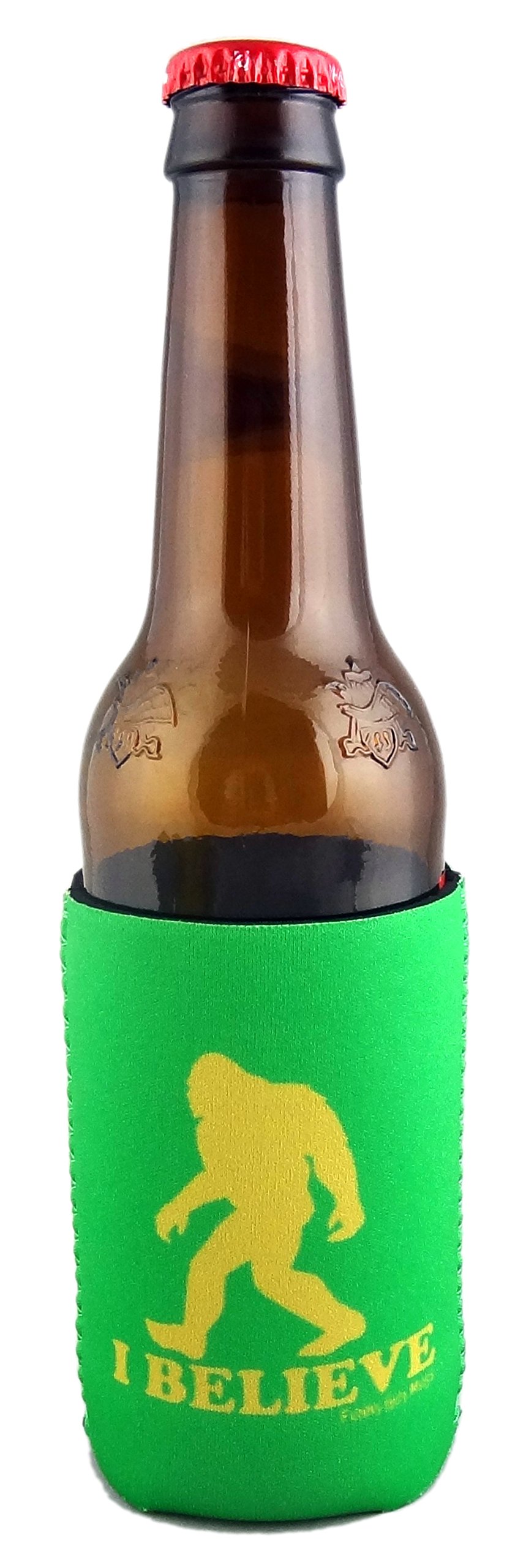Funny Guy Mugs Sasquatch I Believe Collapsible Neoprene Can Coolie - Drink Cooler