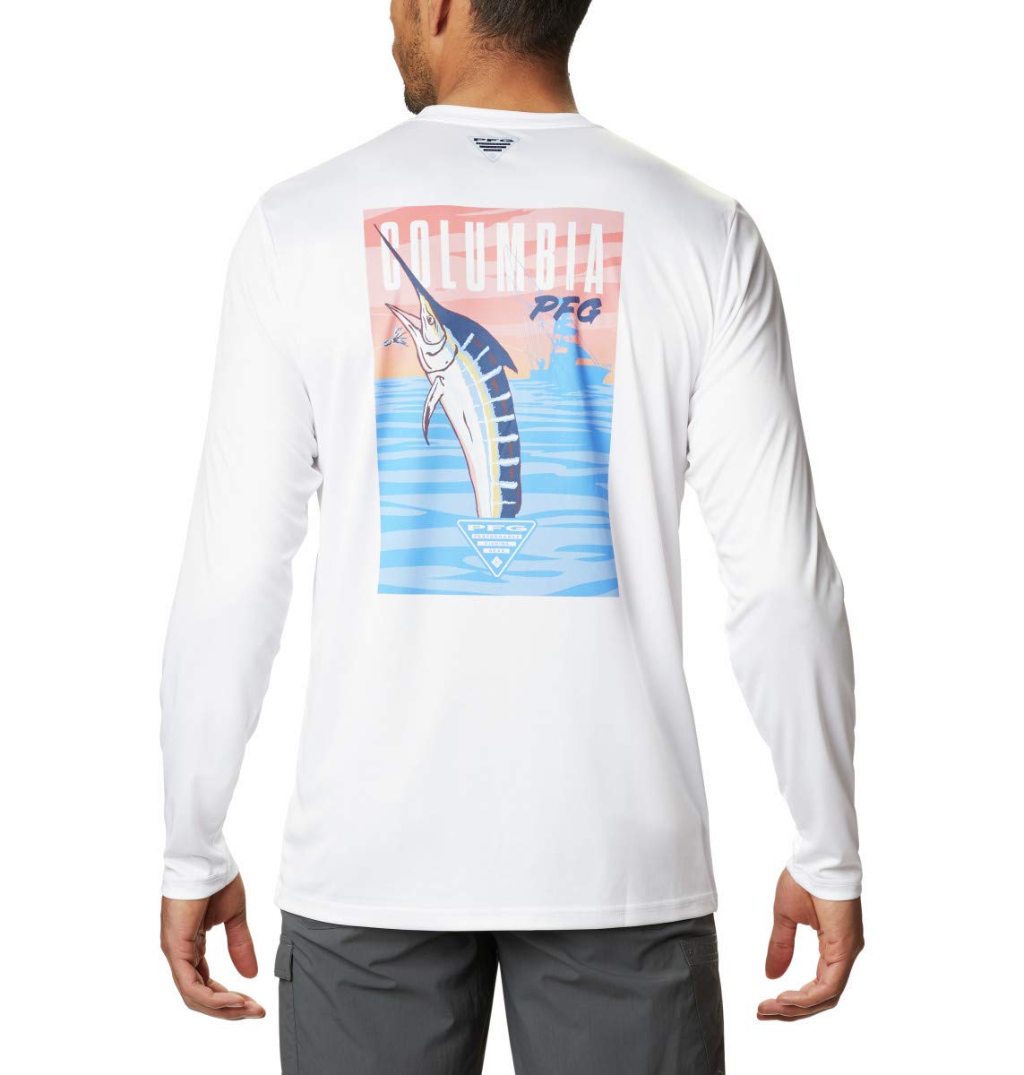 Columbia Men's Terminal Tackle PFG Vintage Fish Ls