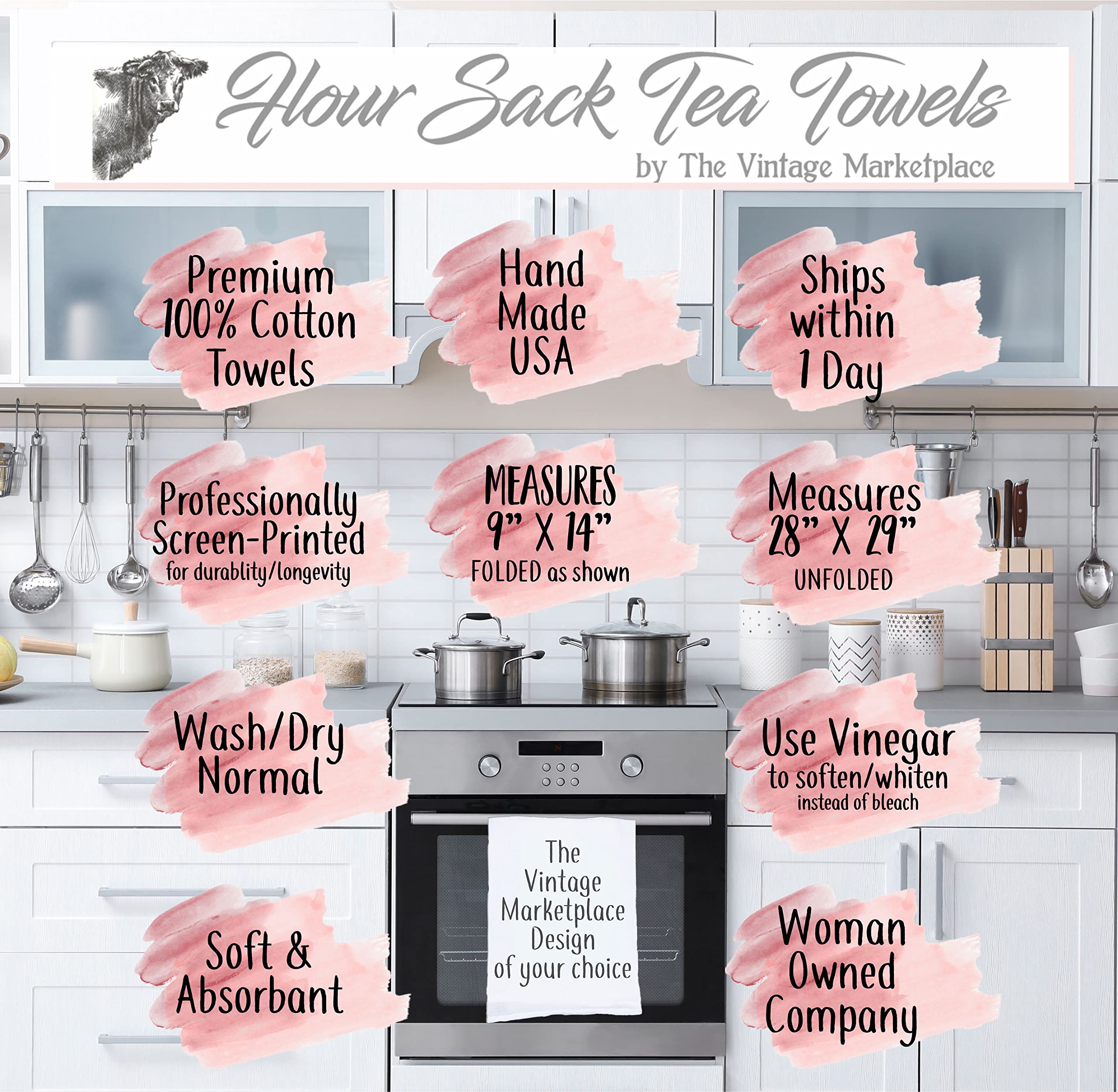 Funny Mother's Day Tea Towel | Say Out Loud That I Am Your Favorite Child | Dish Towel | Kitchen | Mom Gift for Mother