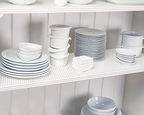 Shelf Liners for Kitchen Cabinets Non Adhesive 18 Inch Wide X 20 Ft Cabinet Drawer Liners Non Slip Waterproof Closet Pantry Shelf Liner Cupboard Fridge Mat for Bathroom Drawer Liners