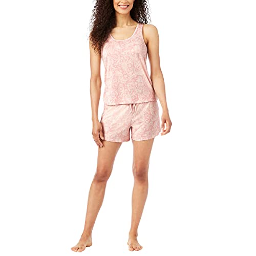 Lucky Brand Ladies' 4-Piece Pajama Set XS Size (Mini Denim Floral)