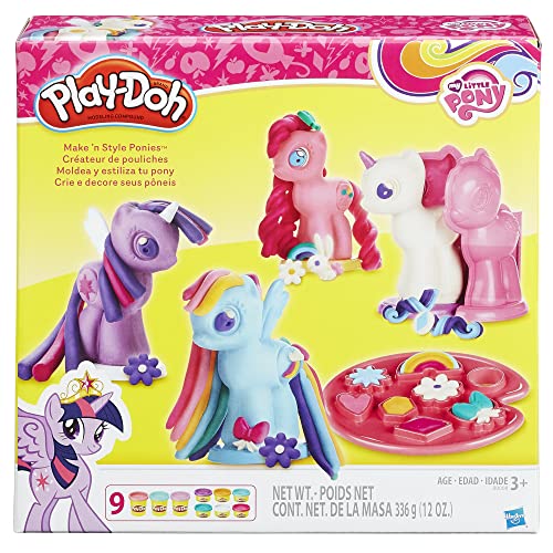 Play-Doh My Little Pony Make 'n Style Ponies, Ages 2 and Up (Amazon Exclusive)