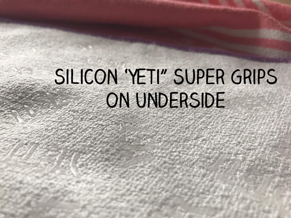 YETI YOGA - The Diamond Yoga Towel, Lightweight Slip-Free Yoga Mat Towel, 100% Microfiber