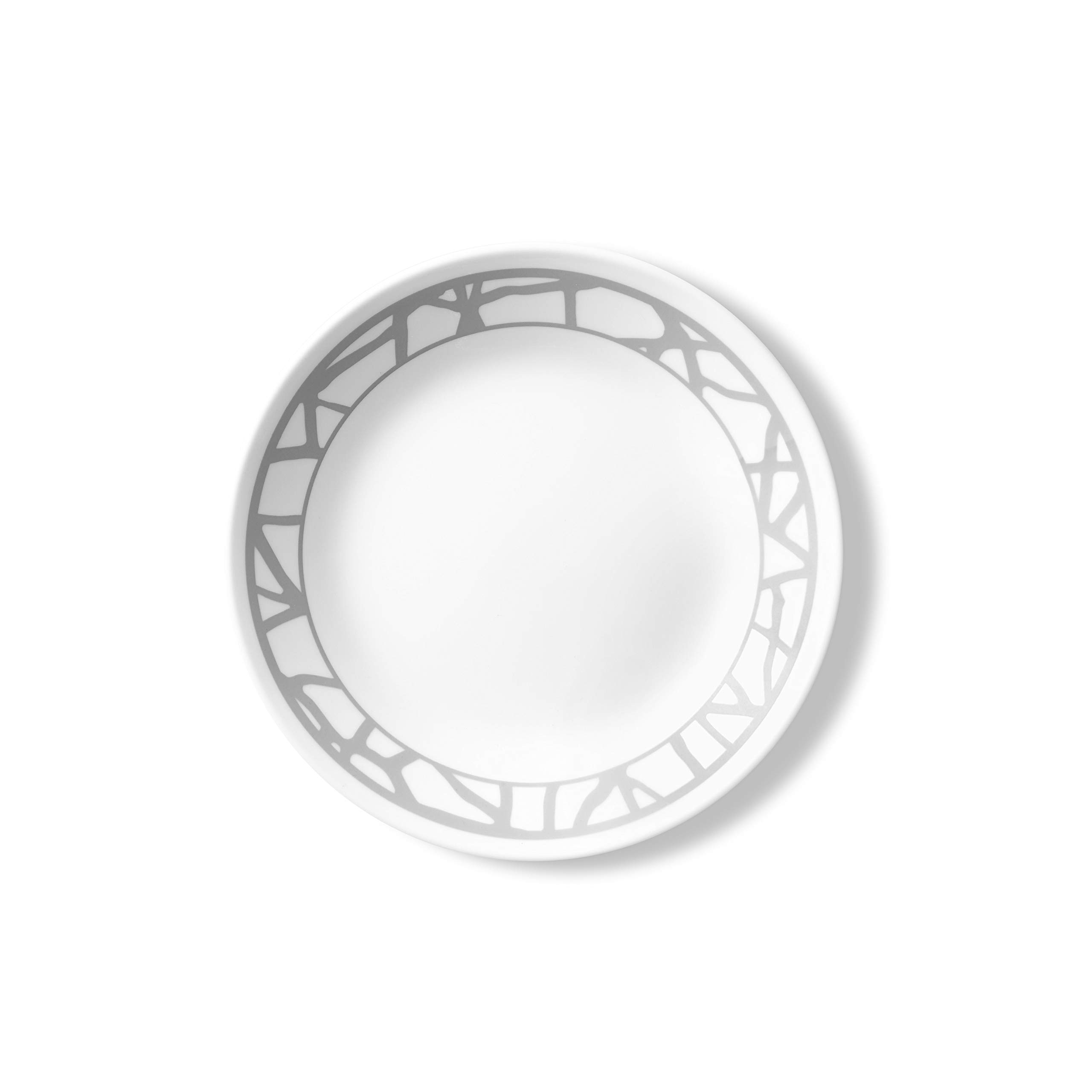 Corelle 3695 16-Piece Dinnerware Set Service for 4, Chip Resistant, Glass, Marble Lines, Vitrelle