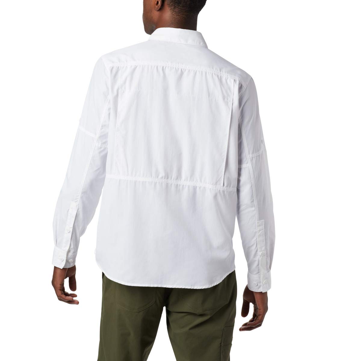 Columbia Men's Silver Ridge 2.0 Long Sleeve Shirt, White, XXL