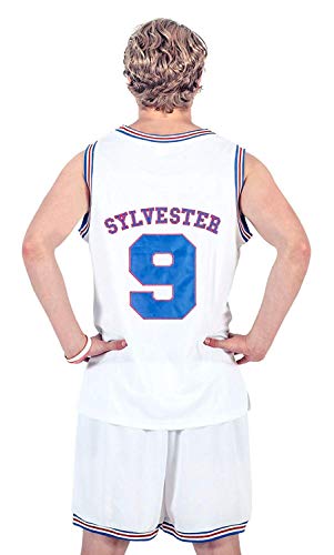 Space Jam Tune Squad Basketball Jersey (X-Large, Sylvester)