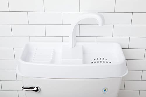 Sink Twice Adaptable for tanks 17.5” – 20.5" (measured with tank lid off)