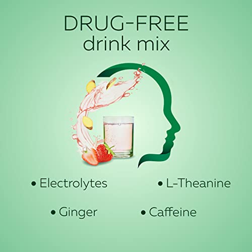 Head Care Replenish Plus Focus From Excedrin Drink Mix with Electrolytes, L-Theanine, Ginger and Caffeine for Head Health Support - 24 Packets
