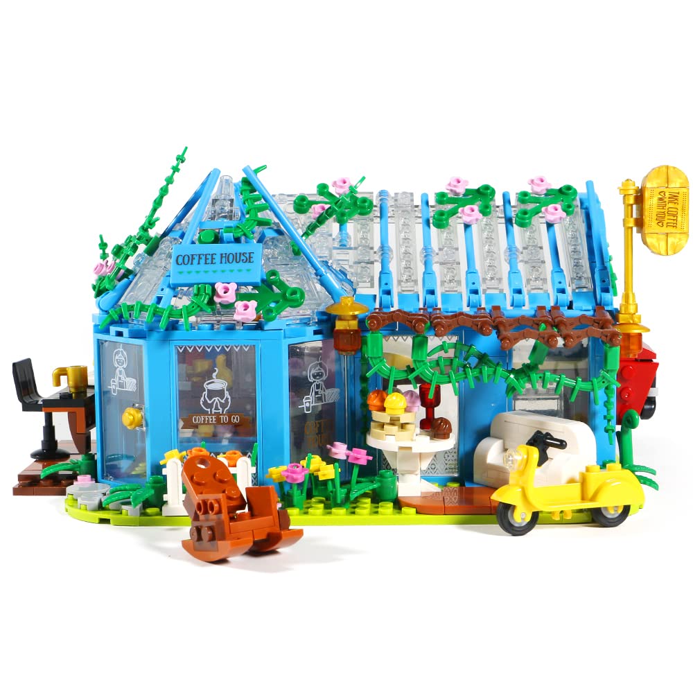 EDGKODK Flowers House Building Toys for Girls Aged 8-12, 637 Pieces