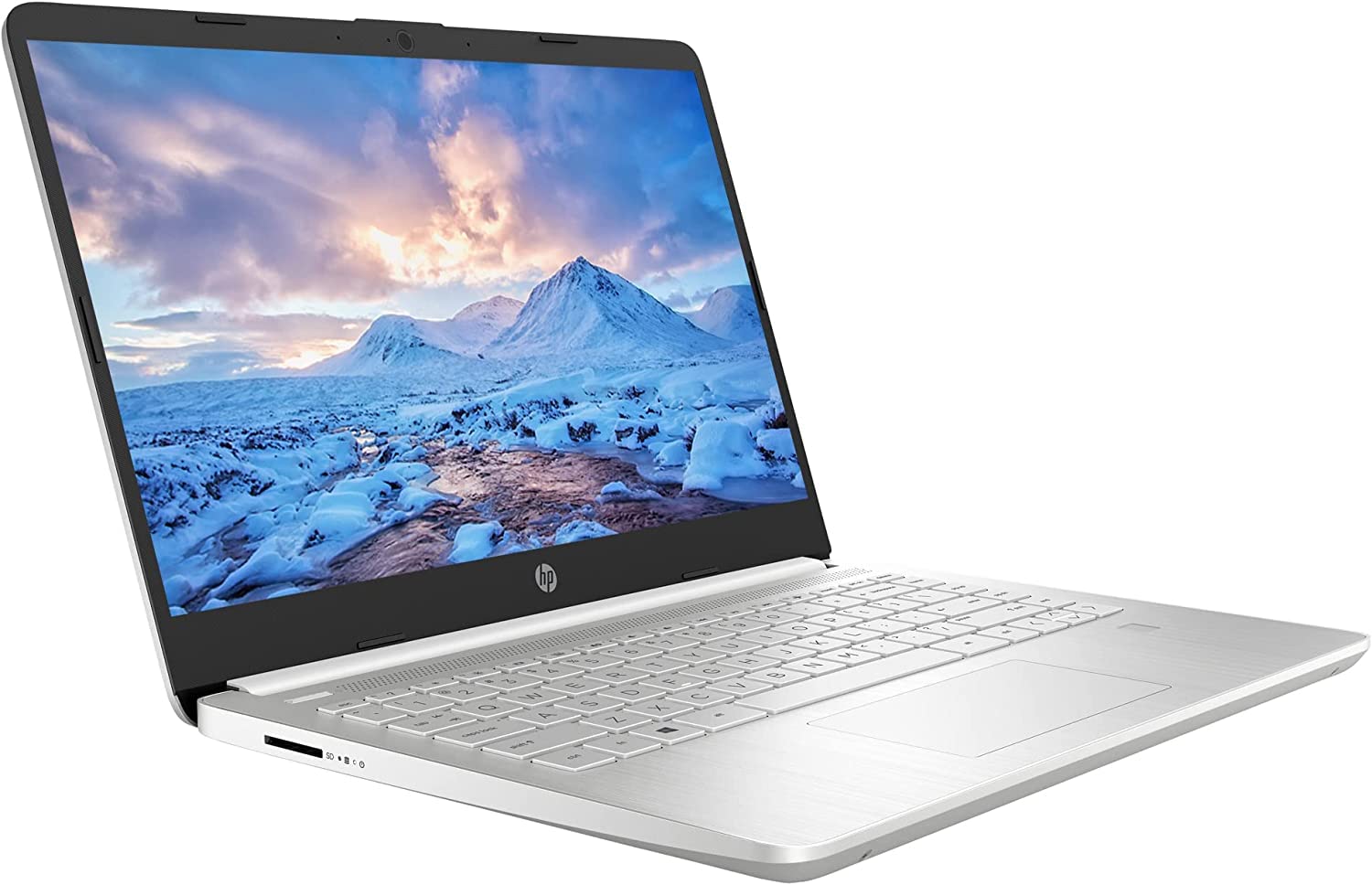 HP Laptop 14 Business Computer 14" HD Micro-edge BrightView 11th Generation Intel Quad-core i5-1135G7 (Beats i7-1065G7) 8GB RAM 256GB SSD Iris Xe Graphic USB-C Win11 Silver + HDMI Cable