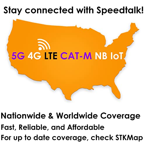 SpeedTalk Mobile GPS Tracker SIM Card Starter Kit | 3 in 1 Universal Simcard: Standard, Micro, Nano for Kids Senior Pet Car Fitness Activity 5G 4G LTE Tracking Devices | No Contract