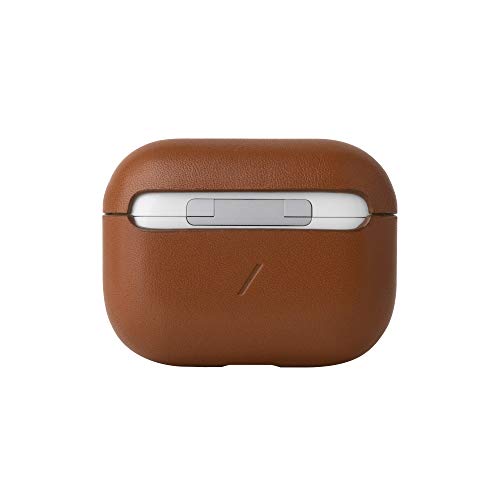 Native Union Leather Case for AirPods Pro β Handcrafted Fully-Wrapped Genuine Italian Leather case β Support Wireless Chargers β Compatible with AirPods Pro, Airpods Pro 2 (Tan)