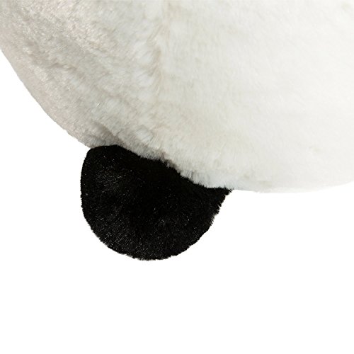 Simccppley Stuffed Animal Classic White and Black Soft Plush Bear Toy 32 Inch