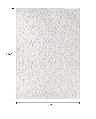 My Texas House by Orian Indoor/Outdoor Lady Bird Area Rug, 6'6" x 9'6", Natural