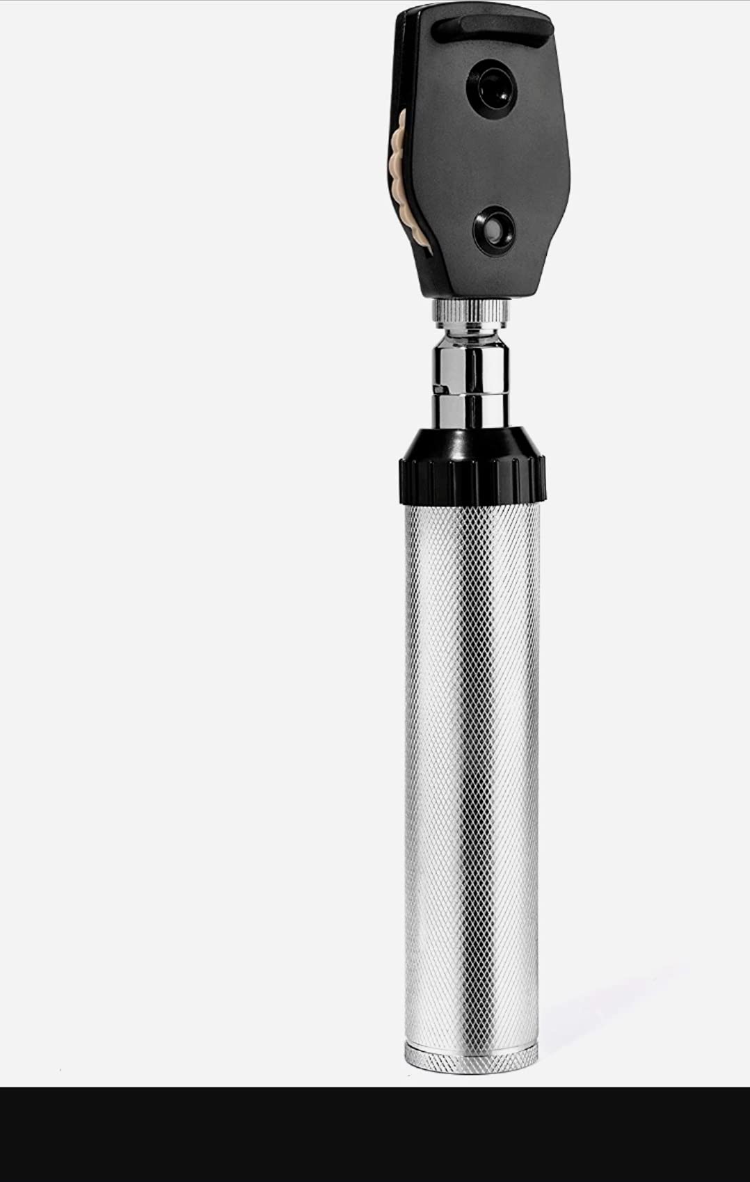 Real-Star Simaeco Otoscope, ophthalmoscope 2 in 1 stainless-steel handle for Both Adults and Pediatric. Batteries are not Included.