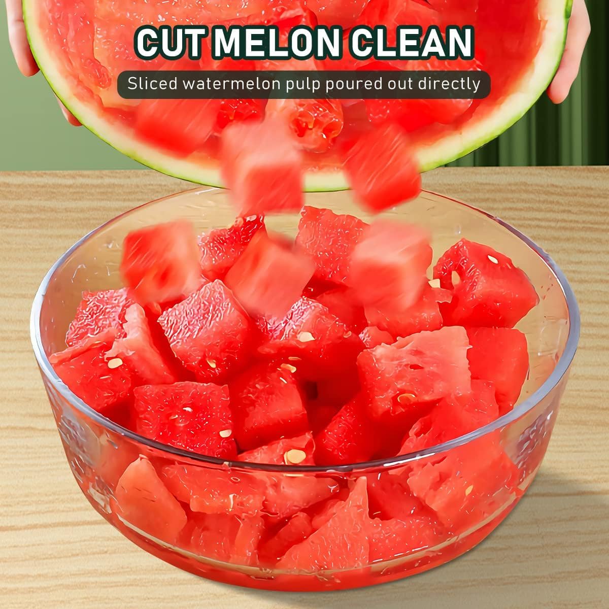 Generic Watermelon Fork Slicer Cutter,Portable Stainless Steel 2-in-1 Watermelon Fork Slicer, Watermelon Cutter Slicer Tool Fruit Forks Slicer for Home Party Camping Kitchen Gadget(2pcs), dsf451