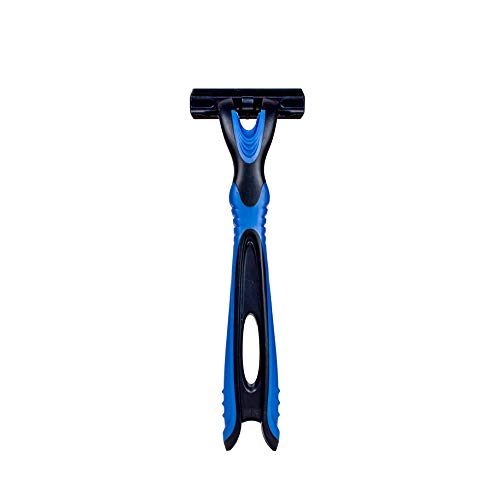 Dorco TNA 2000 | Disposable Razors for Men | Easy Slider Twin Blade, 4 Extra Cartridges included | Pack of 2