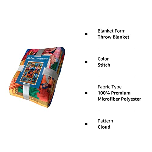 Nelton [60 x 80 inches Plush Throw Fleece Blanket, Lightweight Soft Plush Fluffy Warm Cozy β Perfect for Bed, Sofa