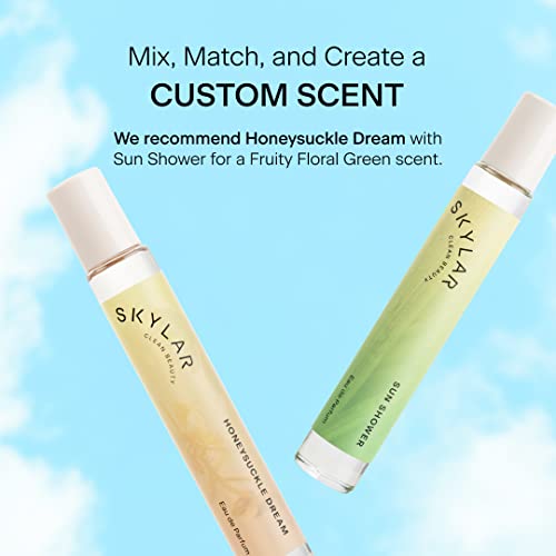 Skylar Honeysuckle Dream Eau de Parfum - Hypoallergenic & Clean Perfume for Women & Men, Vegan & Safe for Sensitive Skin - Floral Perfume with Notes of Pear, Honeysuckle & Lily - 10mL /0.33 Fl oz