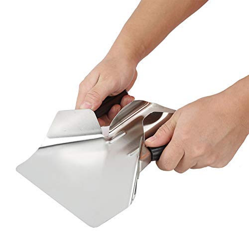 with Large Front Scoop Head Popcorn Serving Scoop, Sturdy Durable Popcorn Scoop, for Chips And Popcorn Popcorn Machine (double handle)