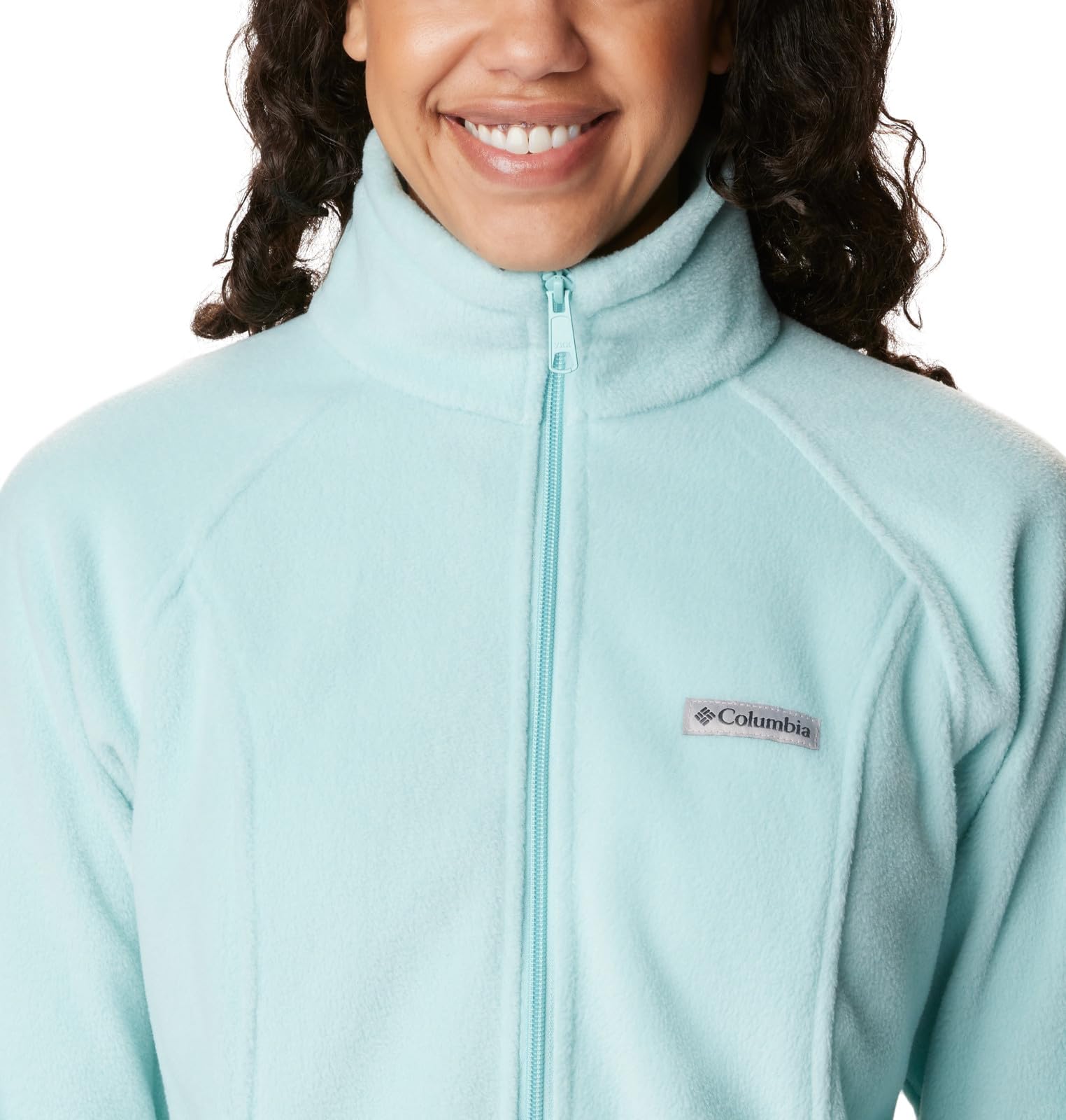 Columbia Women's Benton Springs Full Zip Jacket, Soft Fleece with Classic Fit, Bark, Small
