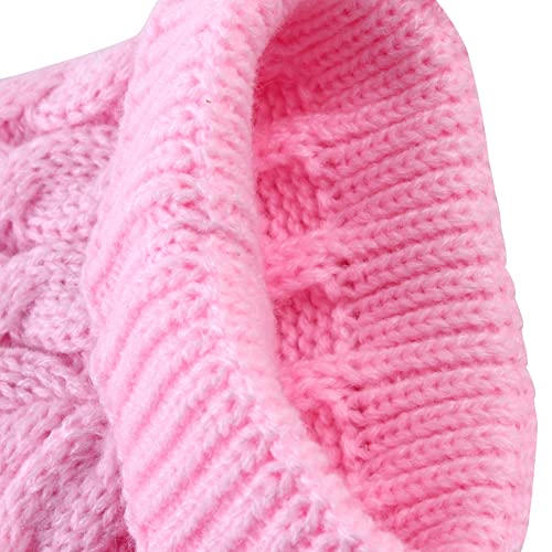 Knitted Pomeranian Teddy Jacket Breathable Turtleneck Pets Insulation Clothes Puppy Leisure Warm Clothing for Small and Medium Dog