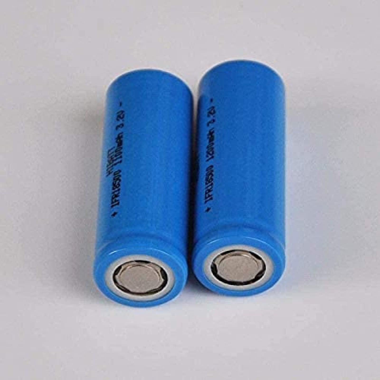 HIDZ 3.2V 18500 Rechargeable Lithium Battery IFR LiFePo4 Cell 1200mah for Solar Light E-Bike Power Tools,2pcs