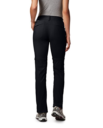 Columbia Women's Standard Saturday Trail II Convertible Pant, Black, 12 Regular