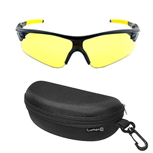 iLumen8 BEST Shooting Glasses UV Blacklight Yellow Vision Safety Eye protection