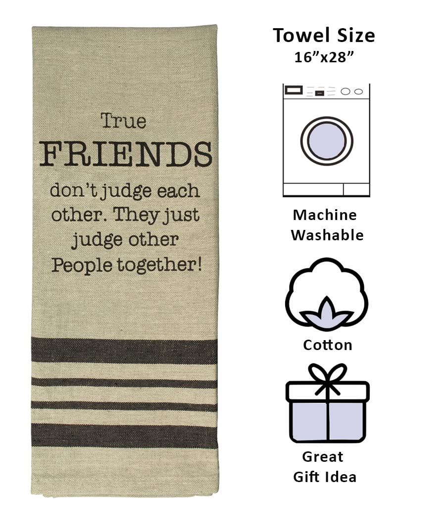 fillURbasket Funny Kitchen Towels with Sayings Fun Dish Towels Set with Wine Alcohol Drinking Theme Man Cave Gift 5 Flour Sack Towels for Bar Kitchen Decor Dish Drying 16x28 Cotton