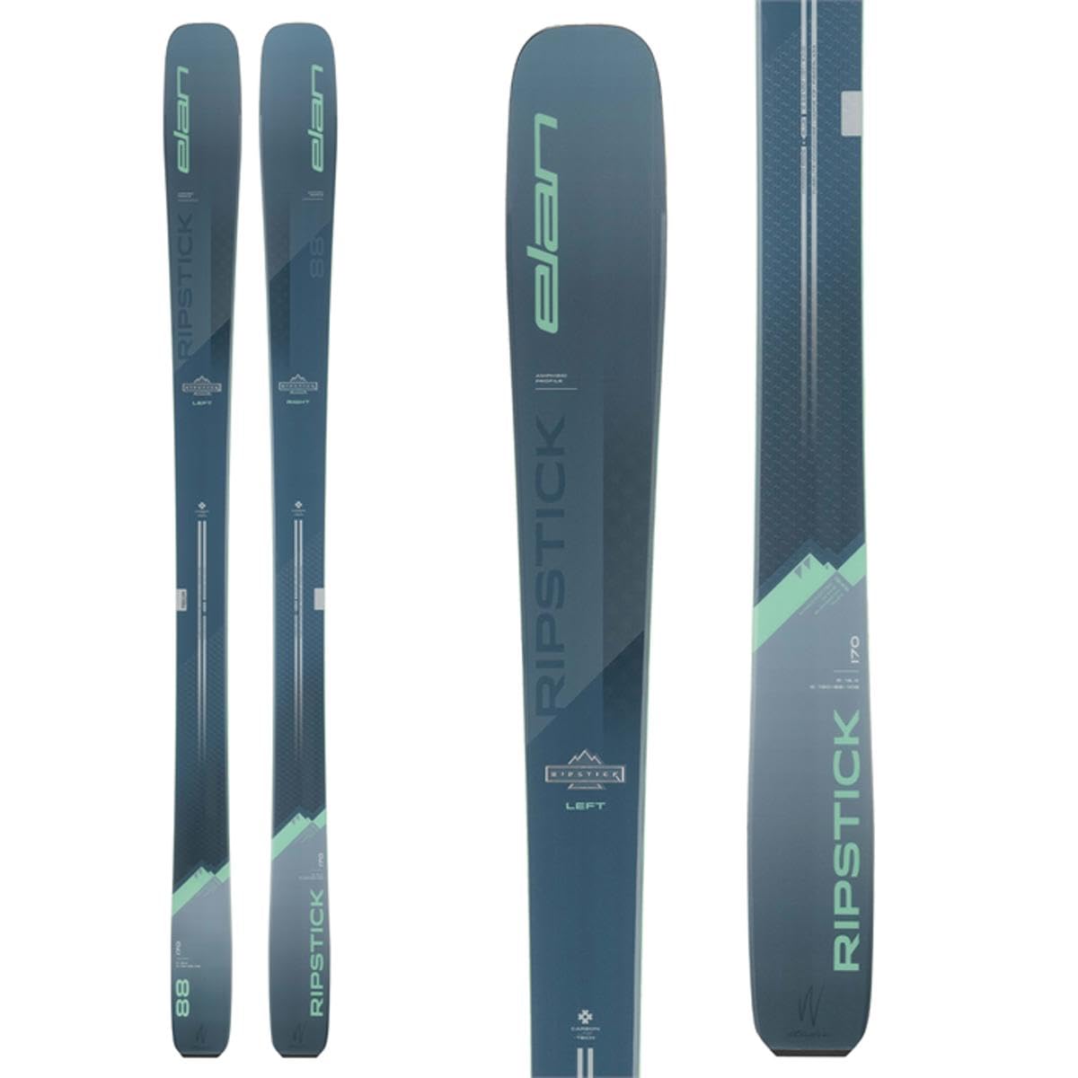 Elan Ripstick 88 Skis Womens Sz 170cm