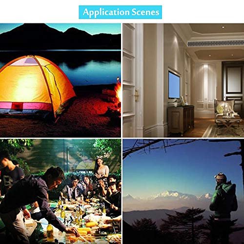 EleLight Portable Solar LED Bulb Lights Solar Powered Chicken Coops Light with 3.5M Solar Panel for Camping Tent Fishing Hiking Chicken Coop Shed Lighting(140LM 1600mAh)