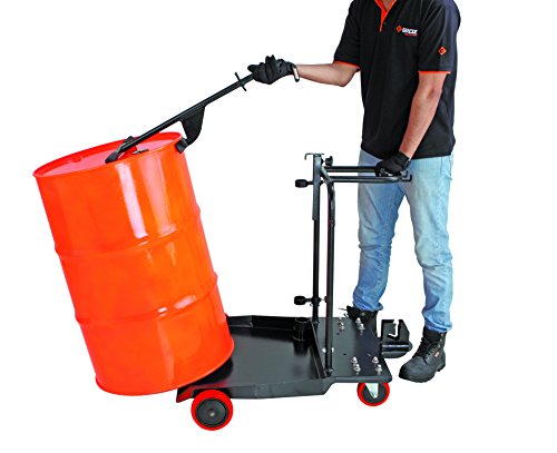Groz 44431 Material Handling Trolley Suitable for 180 kg Drum