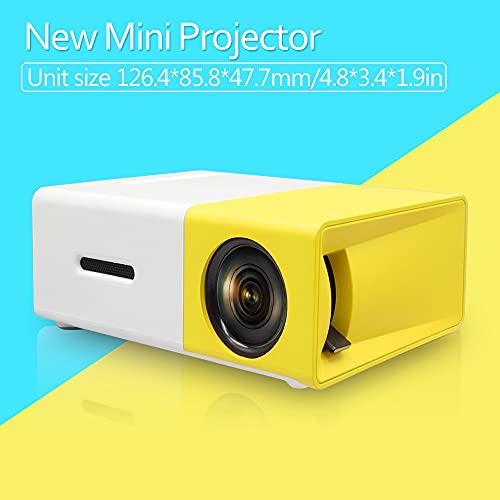 DOUBAO Portable LED Mini Projector Home Theater Game Video Player SD Compatible USB Speaker YG-300 Child Beamer