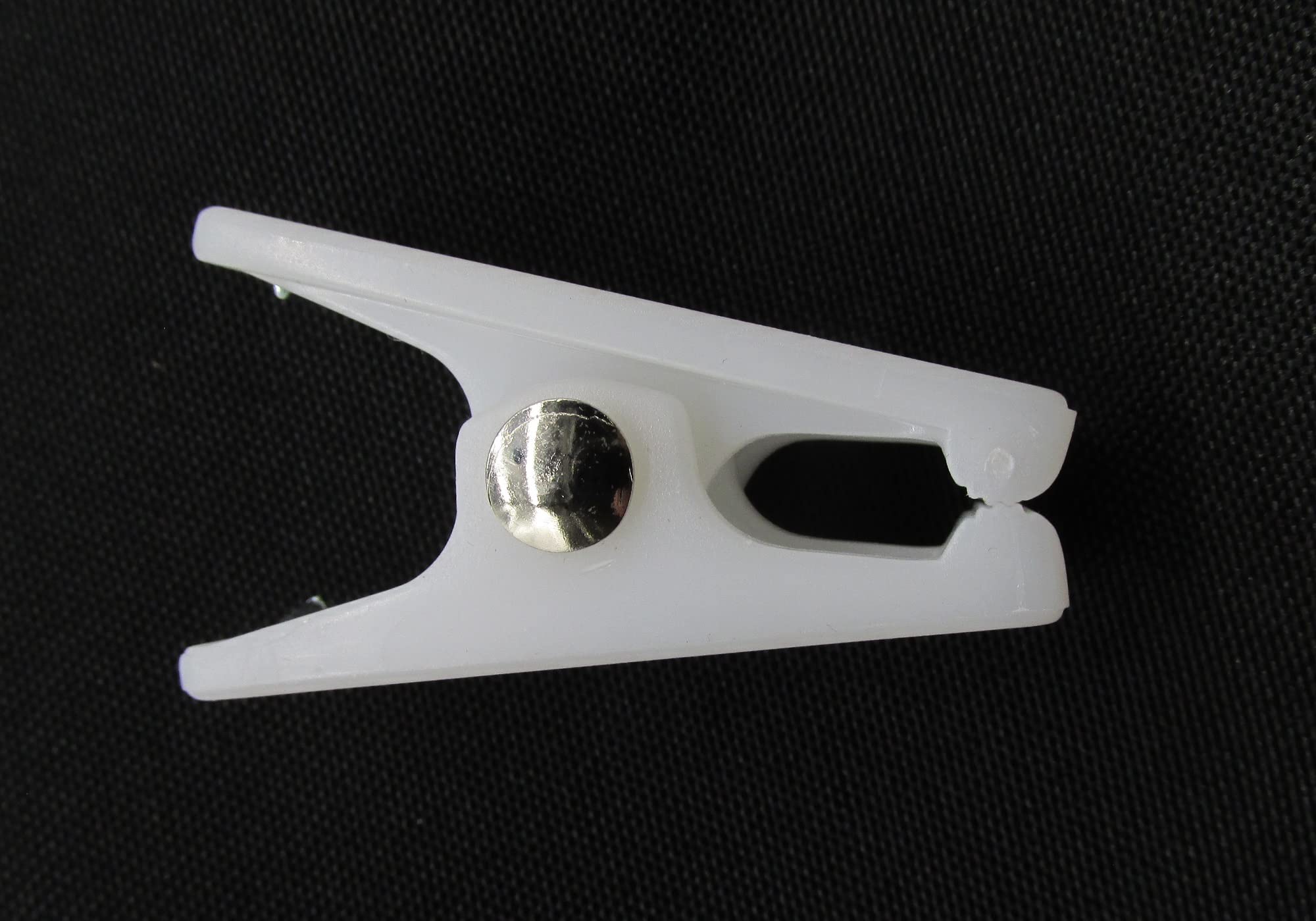 NAHANCO Fitting Clips 12 Plastic Fitting Clips for Alterations, White (Pack of 12)