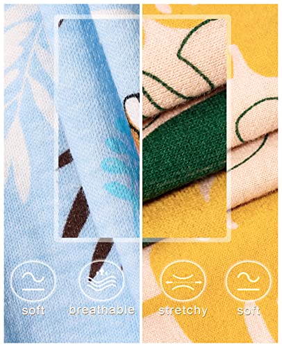 Topkins Dog Pajamas, Breathable Dog Pjs 4 Legs Dog Shirts, Soft Puppy Pajamas for Small Medium Sized Dogs (2 Pieces)