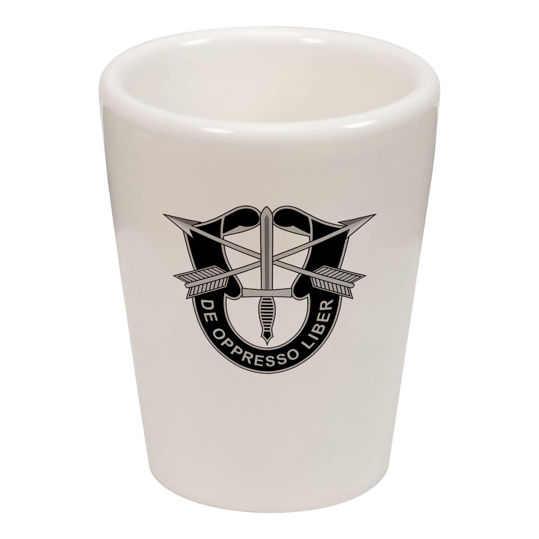 Express It Best Shot Glass -US Army 1st Special Forces, regimental insignia