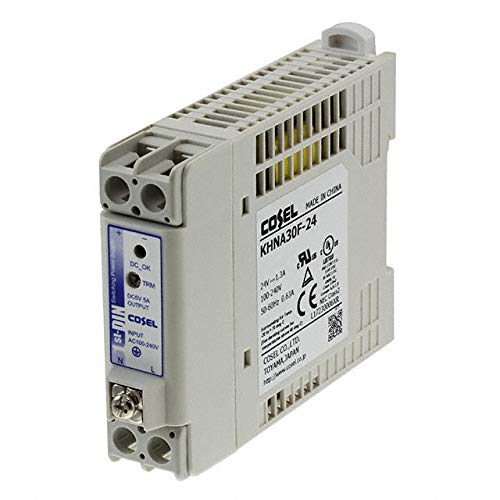 KHNA30F-24 DIN Rail Power Supplies 31.2W 24V 1.3A DIN Barrier Block Term