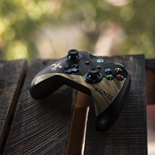 Skinit Decal Gaming Skin Compatible with Xbox One S Controller - Officially Licensed NFL New Orleans Saints Design
