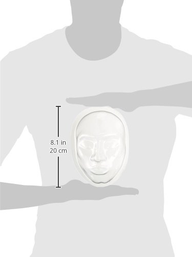 Roylco Plastic Make-A-Mask Multi-Cultural Mask Forms, Clear, Set of 10