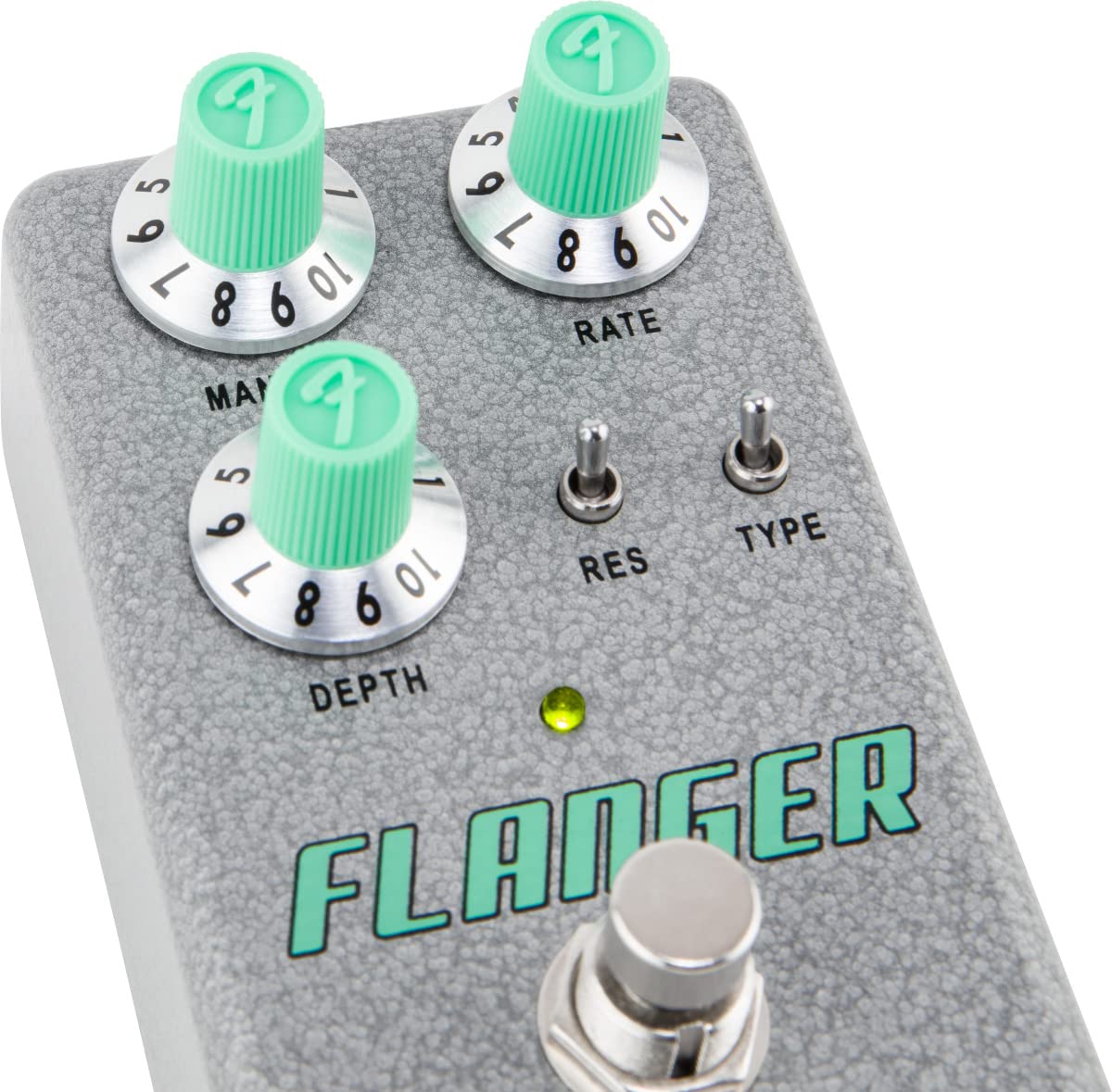 Fender Hammertone Flanger Bundle with Power Supply, Instrument Cable, and Picks