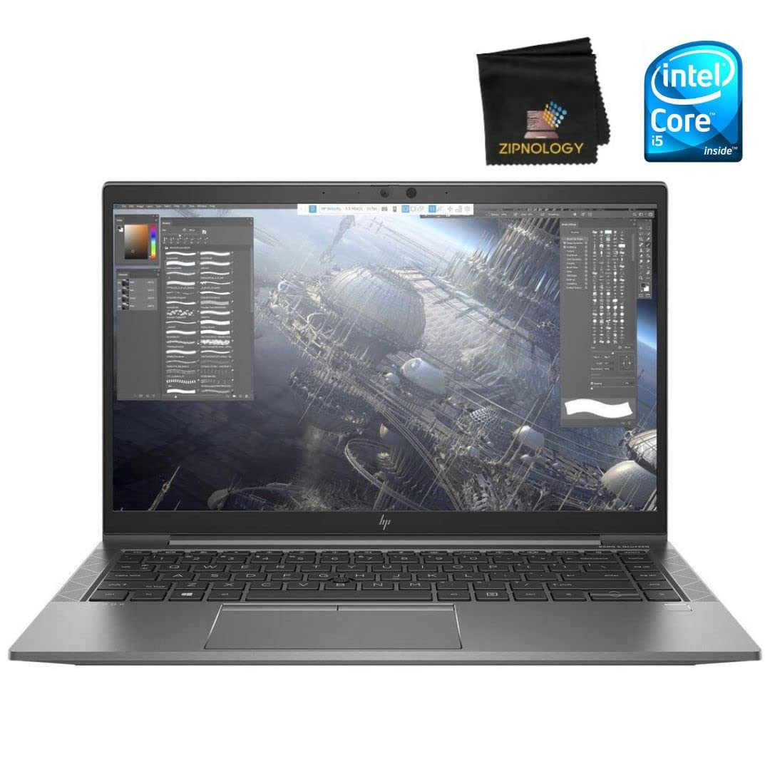HP ZBook Firefly G8 14'' FHD IPS Laptop Intel i5-1135G7 4-Core, 16GB RAM, 256GB SSD, Intel Iris Xe,Backlit Keyboard, Fingerprint, WiFi 6, Bluetooth 5, Thunderbolt, Win10 Pro + Zipnology Cloth -New