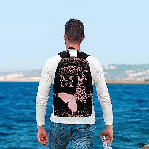 M YESCUSTOM Personalized Unisex School Backpack with Name for Your Kids Child Schoolbags, Custom Multifunction Kid's Backpack Children Casual Daypack, Gifts for School Season