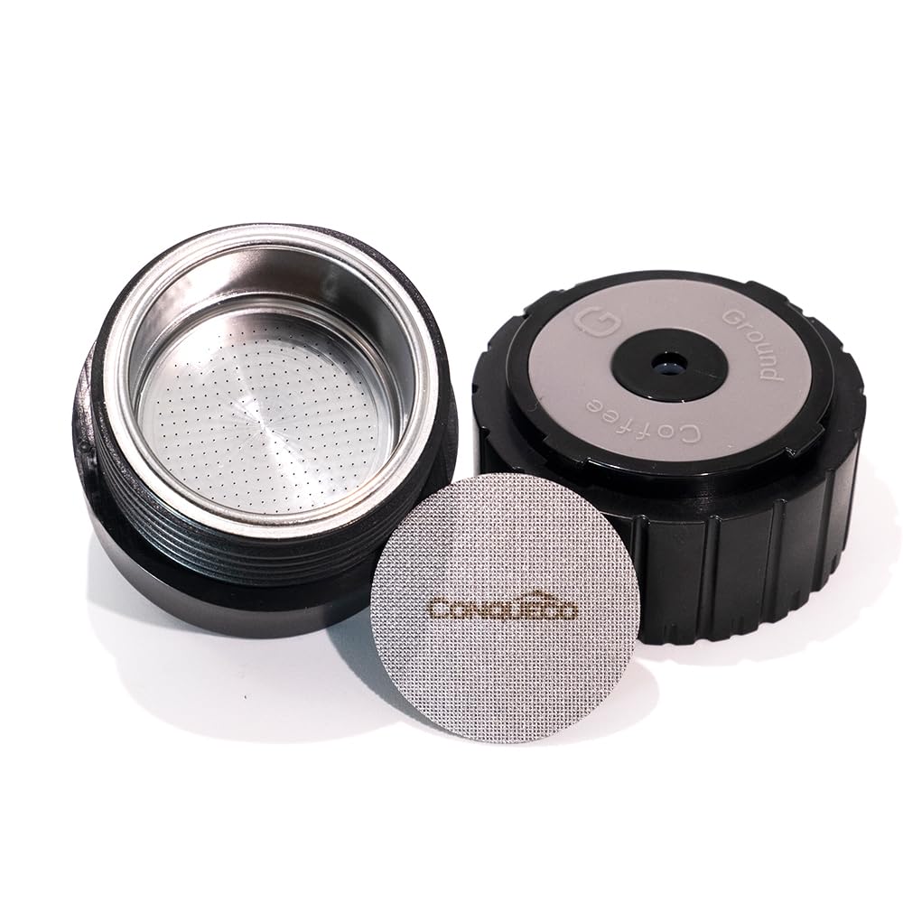 CONQUECO Coffee Powder Chamber - Ground Coffee Chamber for 12v Portable Espresso Machine(Max 12g Coffee Powder)