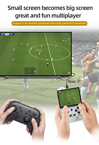 RG35XX Classic Video Game Handheld Game Console 3.5 inches IPS Screen Mini Game Player with Linux Garlic OS 64G TF Card Built-in 6800+ Games, Support Gamepad and HDMI Output TV