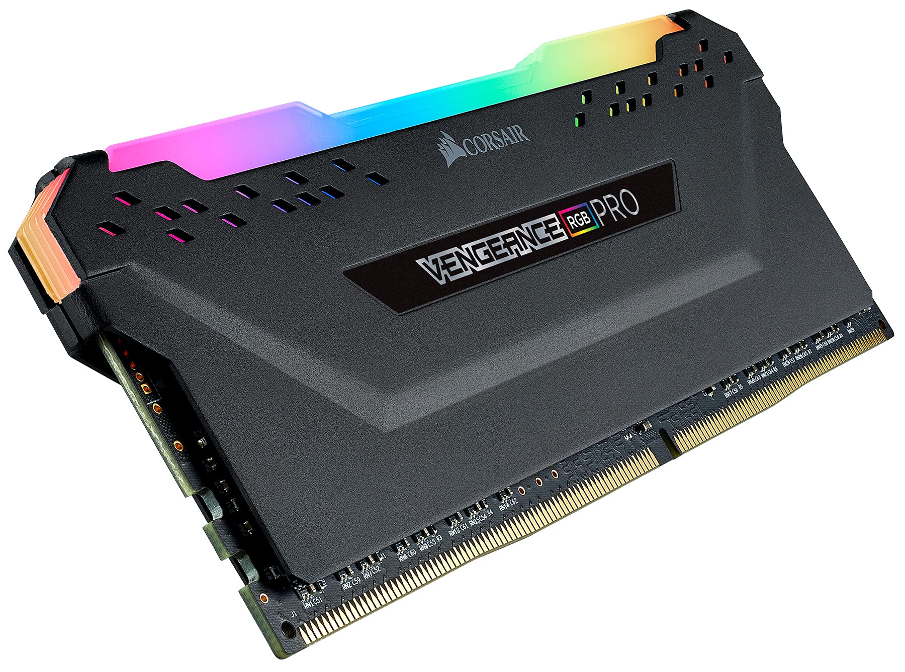 Corsair Vengeance RGB Pro 32GB (2x16GB) DDR4 4000 (PC4-32000) C18 Optimized for AMD X570 – Black
