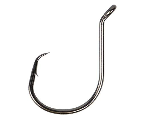 Fast Tackle Heavyweight Catfish Hooks - Offset Octopus Circle Hooks (25 Pack) (8/0)