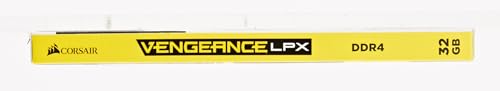 Corsair VENGEANCE LPX 32GB (2 x 16GB) DDR4 DRAM 3600MHz C18 AMD Ryzen Memory Kit - Black
