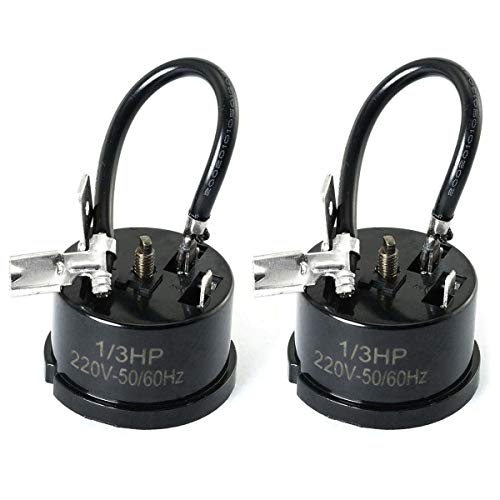 ToToT 2pcs 1/3HP-250W Refrigerator Thermal Overload Protector Compressor Replacement Part for Mini Refrigerator, Wine Center and Beverage Cooler ToToT 2pcs 1/3HP-250W Refrigerator Thermal Overload Protector Compressor Replacement Part for Mini Refrigerato